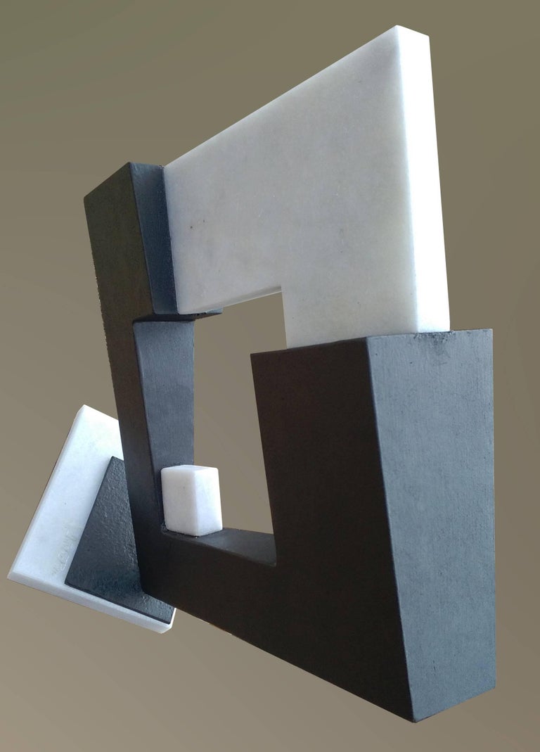 Aramiz Justiz - Space- original unic contemporary iron marble sculpture ...