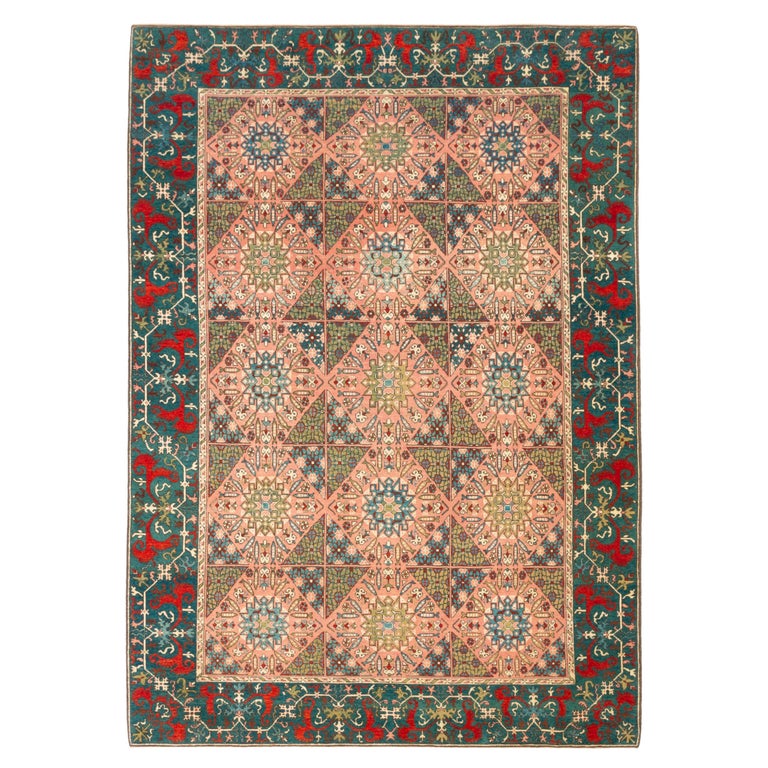 Ararat Rugs Chessboard Carpet, Checkerboard Rug Antique Mamluk Revival ...