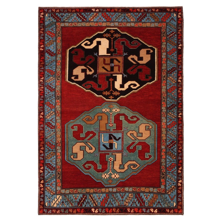 Ararat Rugs Chondzoresk Cloudband Kazak Rug Caucasian Revival Carpet ...