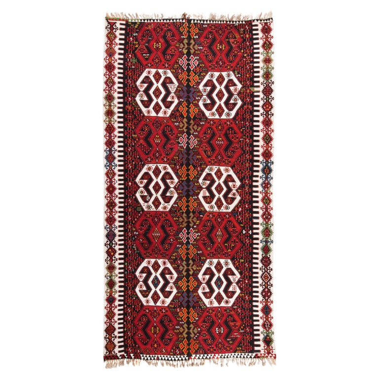 Antique Malatya Kilim South Anatolia Rug Turkish Carpet For Sale at 1stDibs