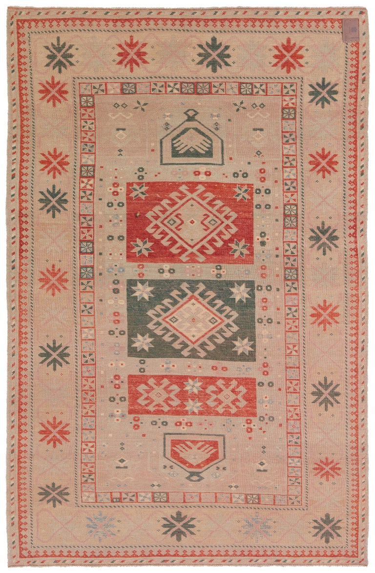 Ararat Rugs Double Migrab Genje Saliani Prayer Rug Caucasian Carpet ...
