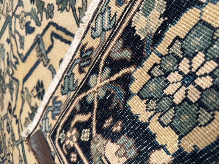 Ararat Rugs Gerous Arabesque Rug, 19th Century Revival Carpet, Natural ...