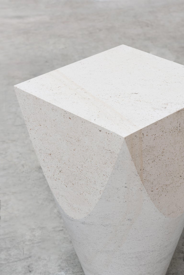 Arch Buffon Marble Side Table by Frédéric Saulou For Sale at 1stDibs