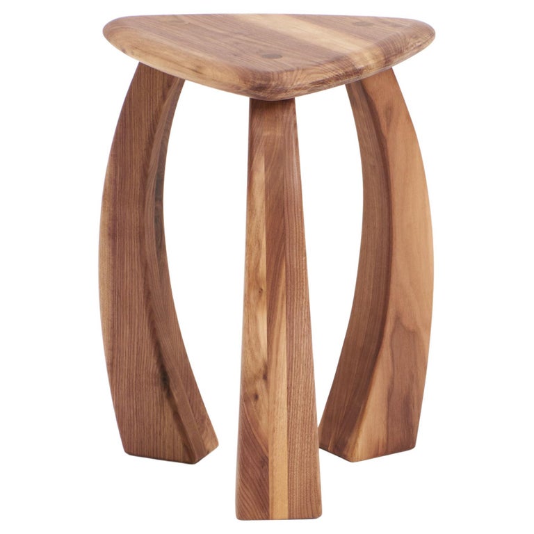 Arc de Stool 52 in Walnut by Project 213A For Sale at 1stDibs