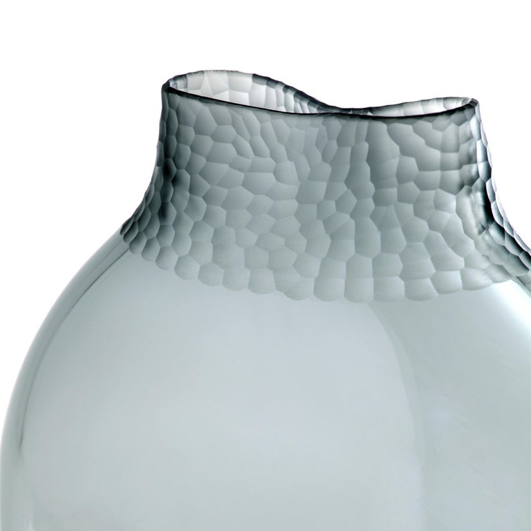 Arcade Murano Art Glass Vase "Issey" by Laura Santillana For Sale at ...