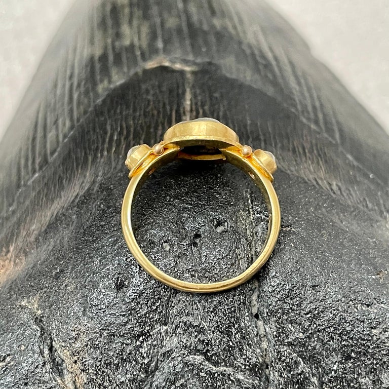 Ancient Greek Archaic 6th Century BCE Athena Coin Diamonds 22K Gold ...