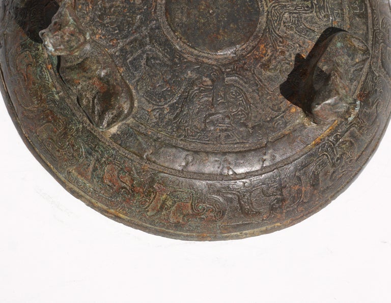 Archaic Bronze Ding Warring States Period For Sale at 1stDibs