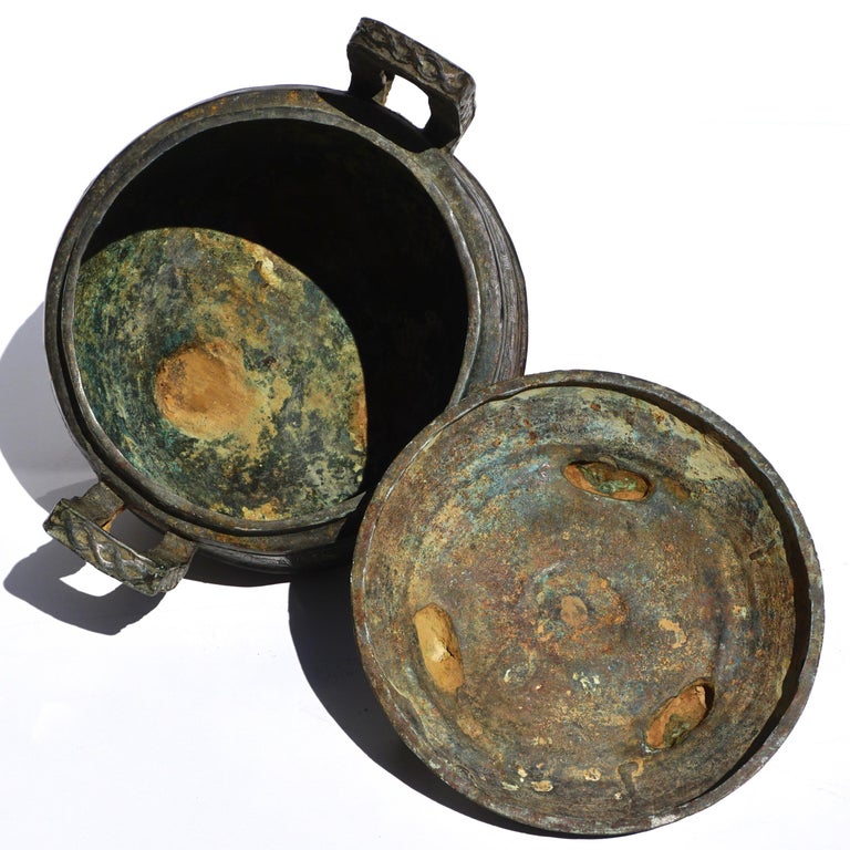 Archaic Bronze Ding Warring States Period For Sale at 1stDibs