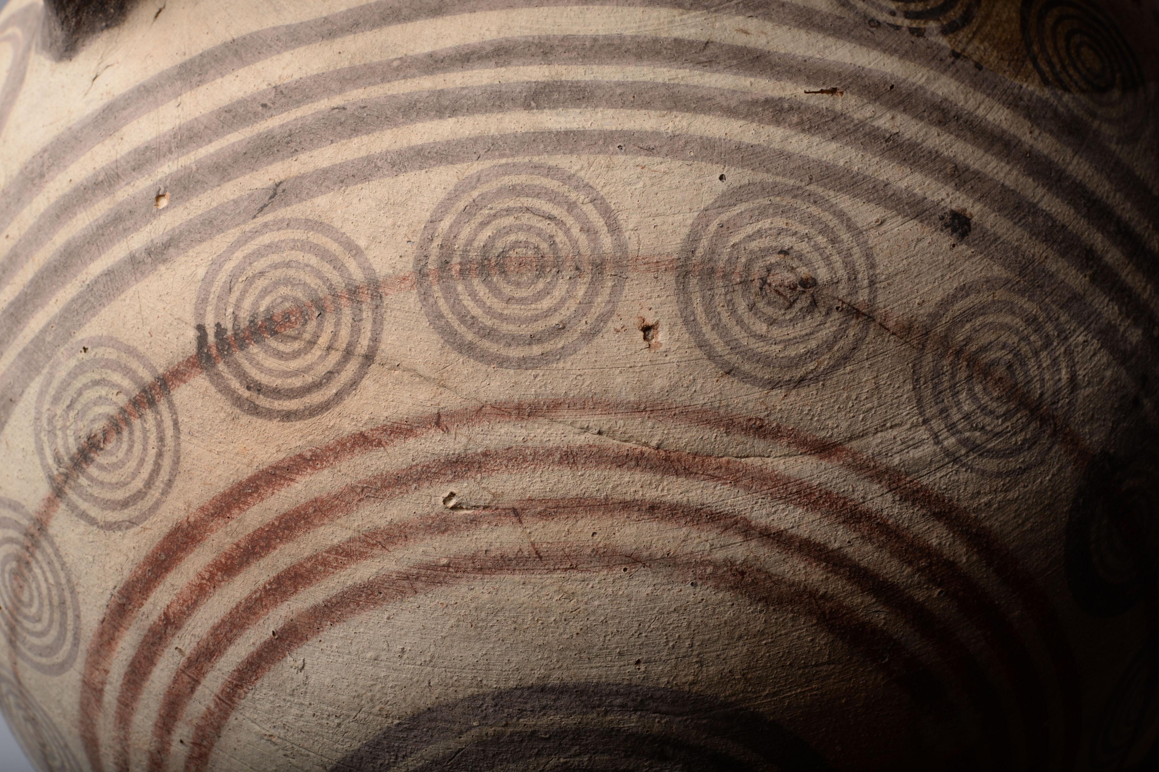 Archaic Cypriot Bichrome Ware Jug For Sale at 1stDibs