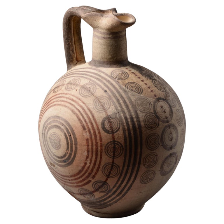 Archaic Cypriot Bichrome Ware Jug For Sale at 1stDibs