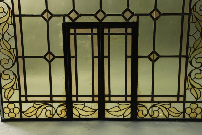 Arched 1920s Window with Moving Inside Panel at 1stDibs