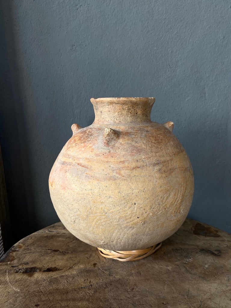 Archeological Hand Painted Ceramic Vessel From Mexico, Circa 12th ...