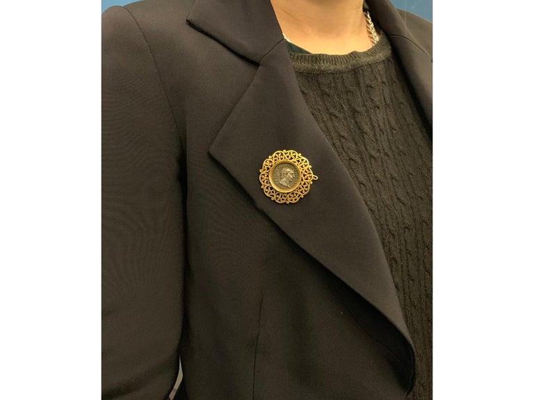 Archeological Revival Roman Coin Brooch by Wiese, circa 1890 For Sale ...