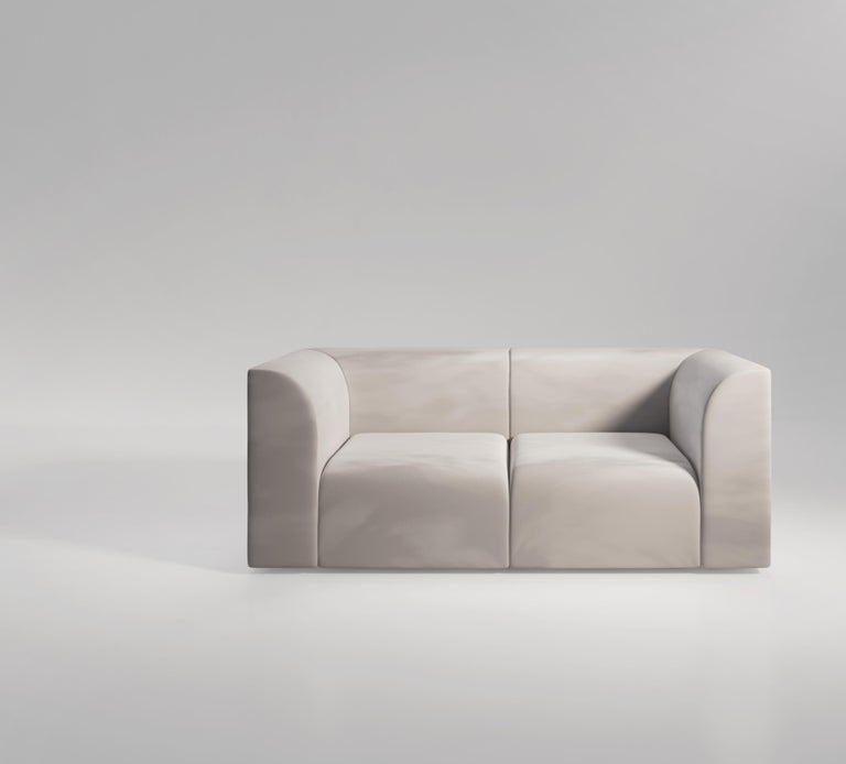 Archi 3-Seat Contemporary Sofa in Fabric For Sale at 1stDibs