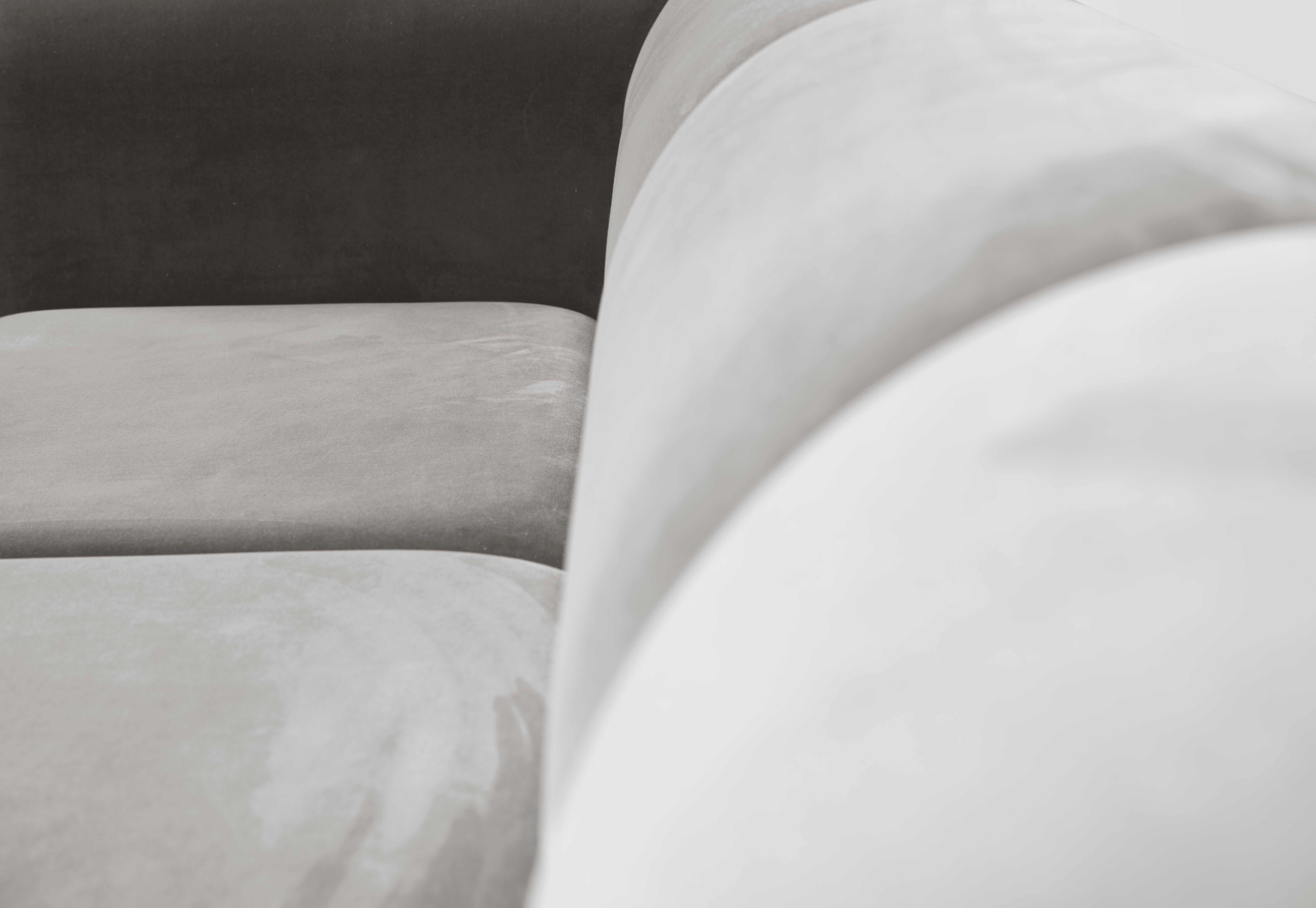 Archi Sofa in Soft Velvet Made in Italy For Sale at 1stDibs | 4 seater ...