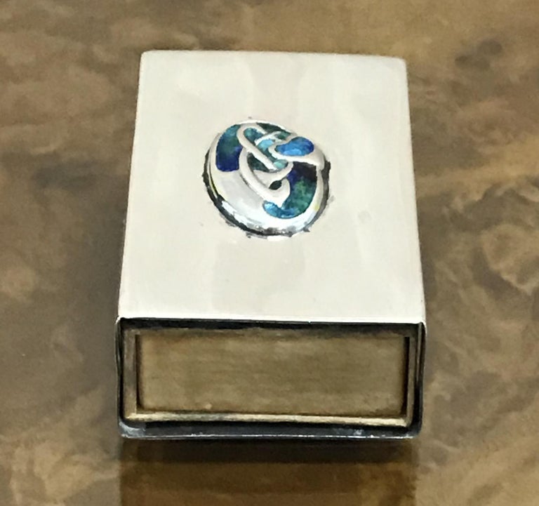 Archibald Knox Cymric Sterling Silver Vesta Matches Case Liberty's and ...