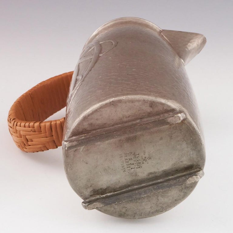 Archibald Knox For Liberty Tudric Pewter Hot Water Jug With Sugar Bowl ...