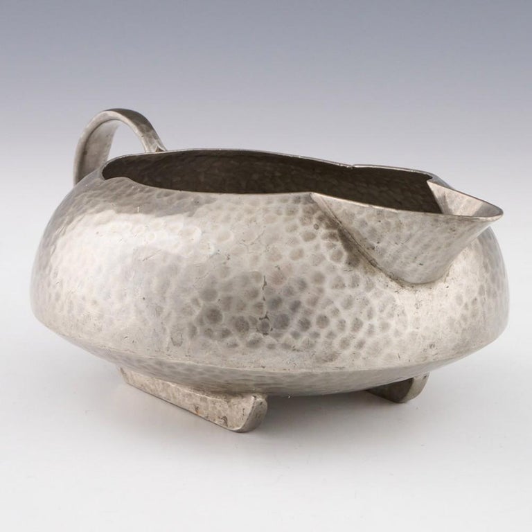 Archibald Knox For Liberty Tudric Pewter Hot Water Jug With Sugar Bowl ...