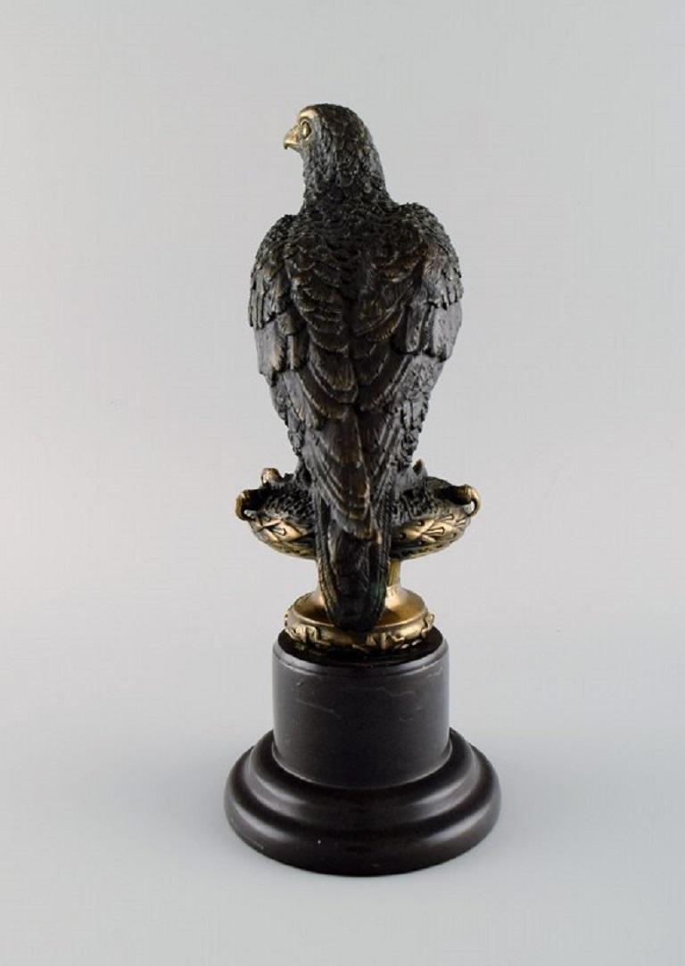 Archibald Thorburn, Scotland, Bird of Prey in Solid Bronze For Sale at ...
