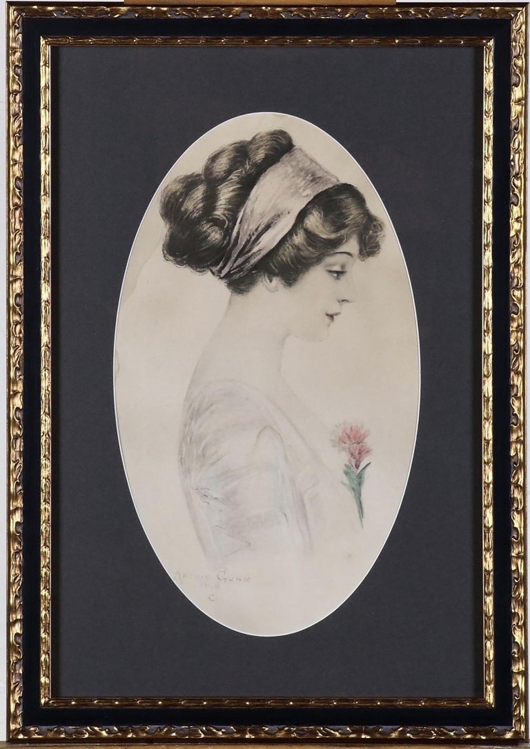 Archie Gunn - Profile of a Woman For Sale at 1stDibs