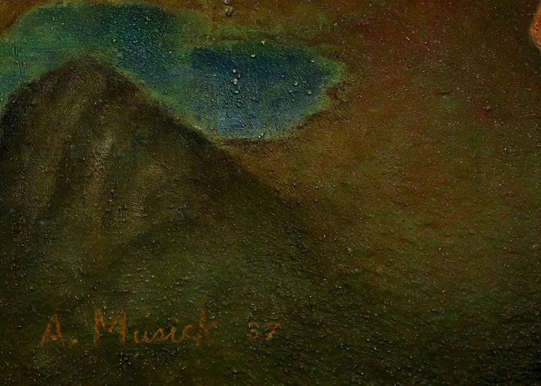 Archie Musick - Train Conductor, 1930s WPA Modernist Portrait of a Man ...