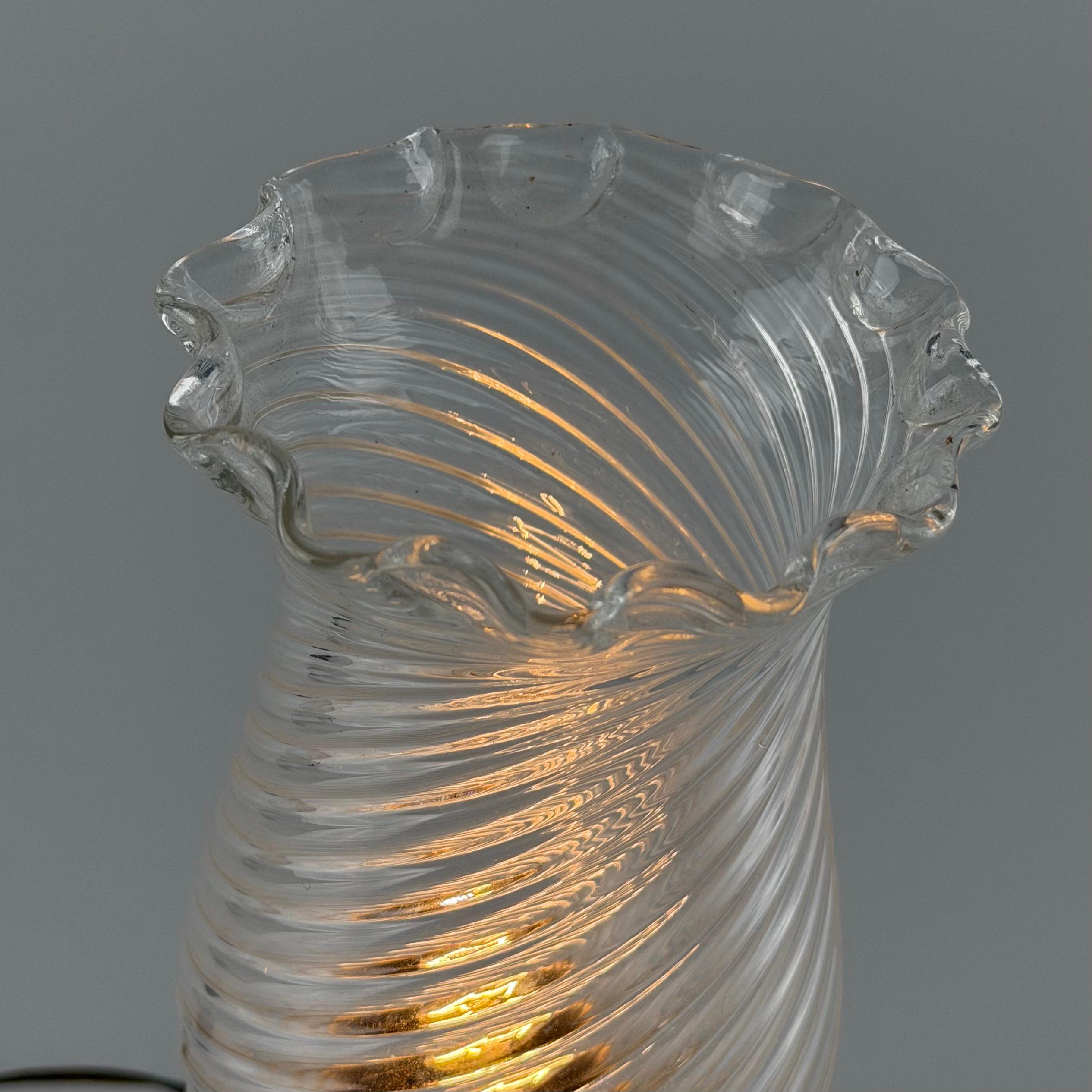 Archimede Seguso Art Deco Murano Gold Glass Table Lamp, 1940s For Sale ...