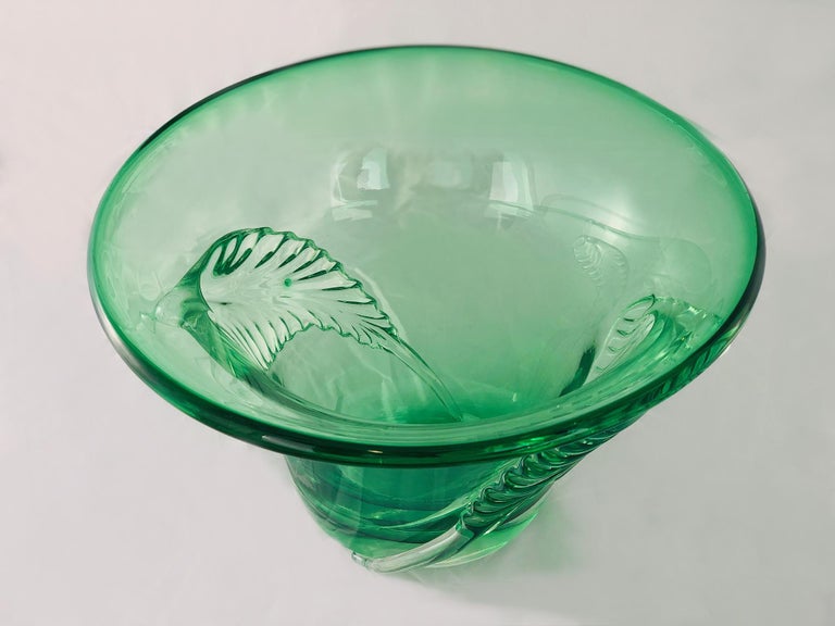 Archimede Seguso Large Murano Glass Vase For Sale at 1stDibs