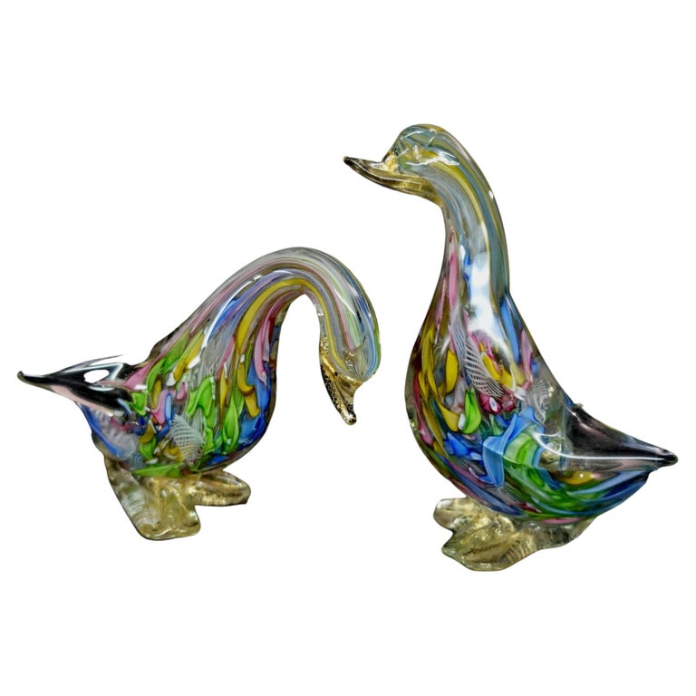 Archimede Seguso Murano Multi-colored Italian Art Glass Docks, #R00006 ...