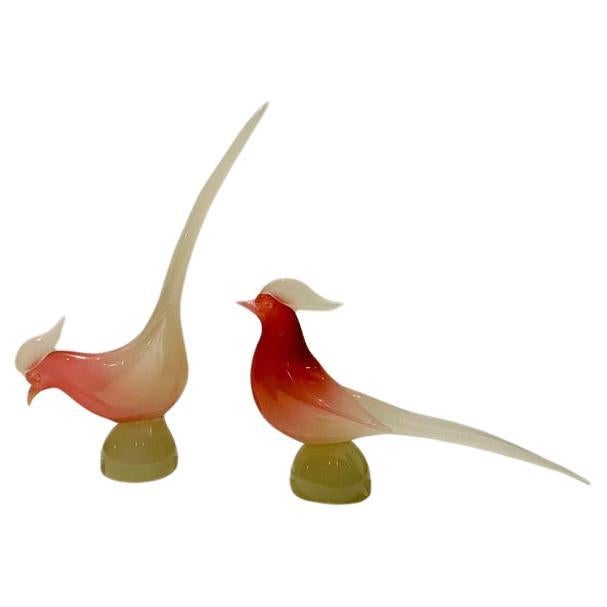 Murano 'Pheasant' by Archimedes Seguso 1950s Glass Sculpture/Figurine ...