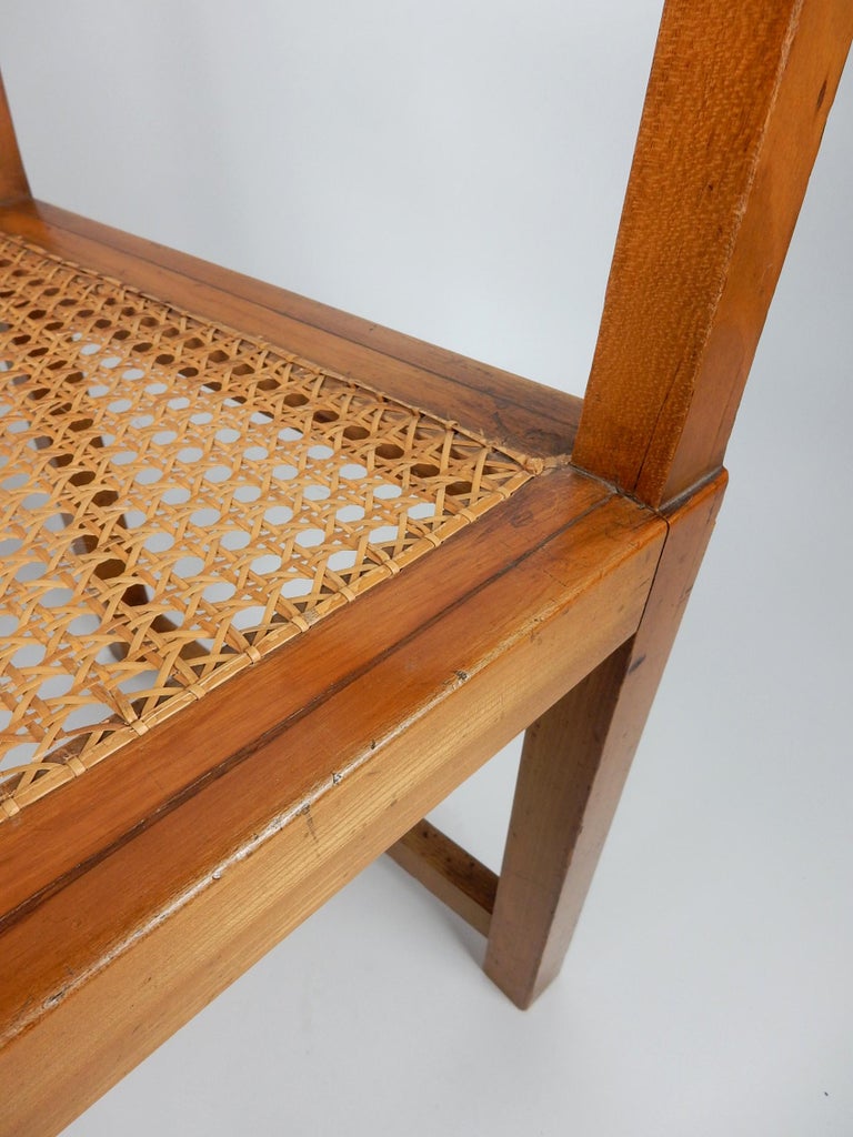 Architect Oskar Strnad 1879-1935 Pine and Cane Arm Chair 1920's Art ...