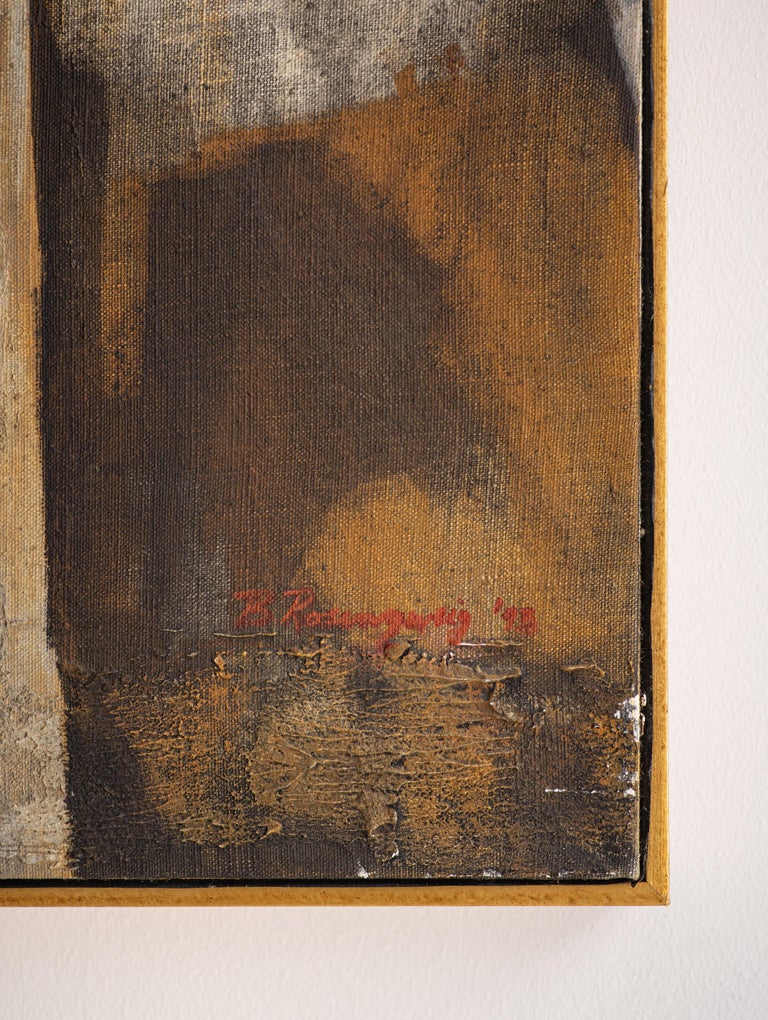 Architectural Abstract Painting by Barbara Rosenzweig For Sale at 1stDibs