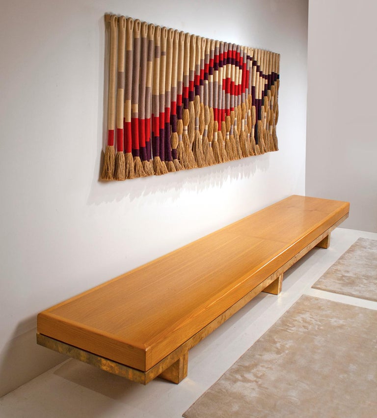 Architectural Bench from the Iconic I.M. Pei Dallas City Hall For Sale ...