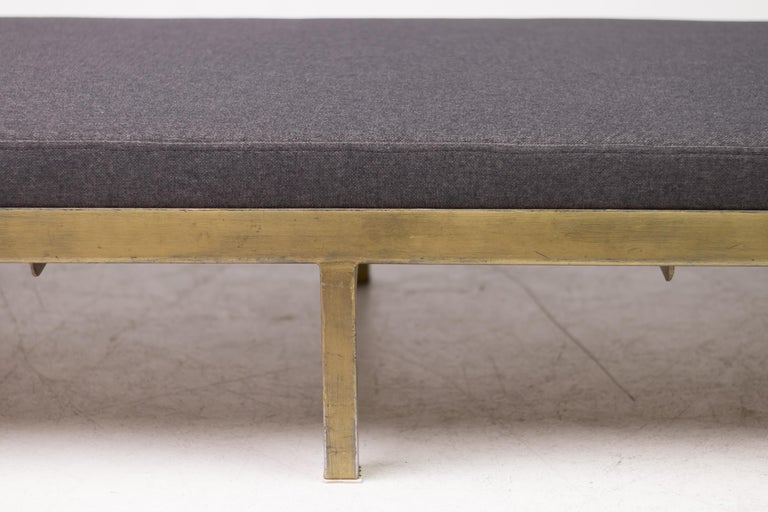 Architectural Bronze and Carrara Marble Daybed at 1stDibs