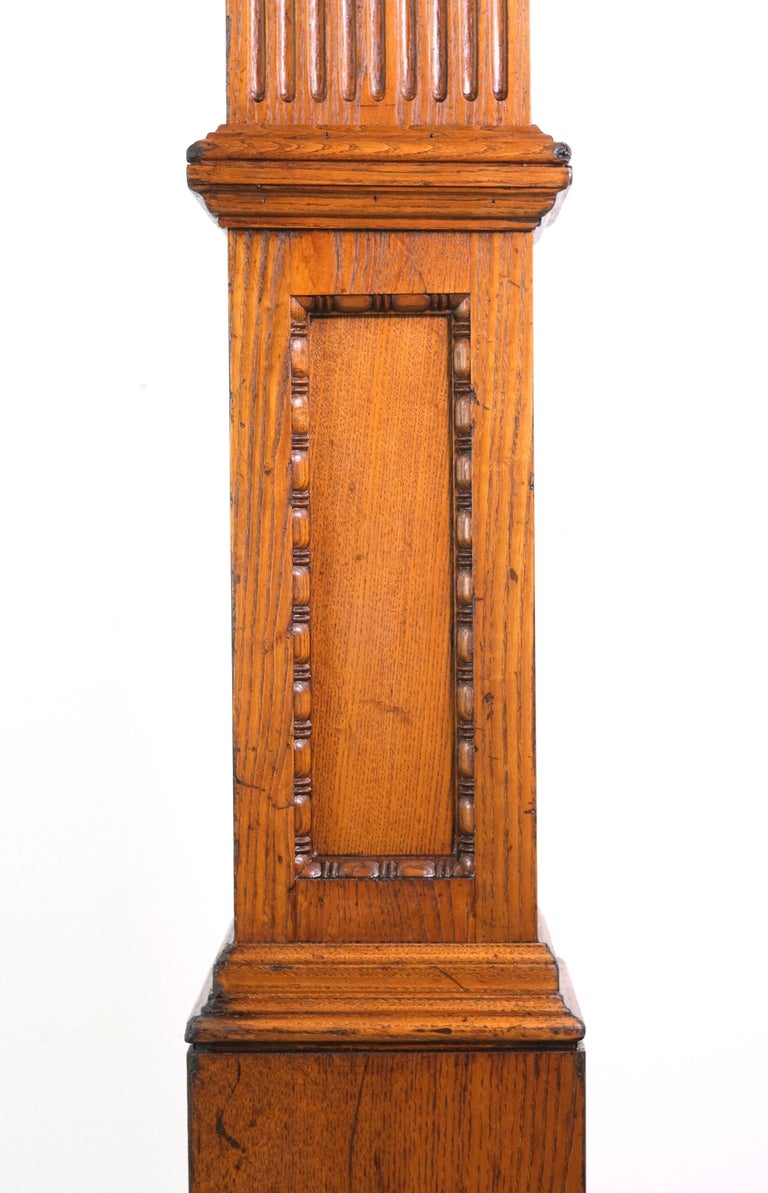 Architectural Carved Oak Staircase Newel Post, Turn of the Century For ...