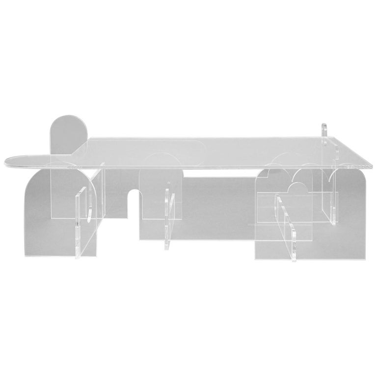 Architectural Design Coffee Table at 1stDibs