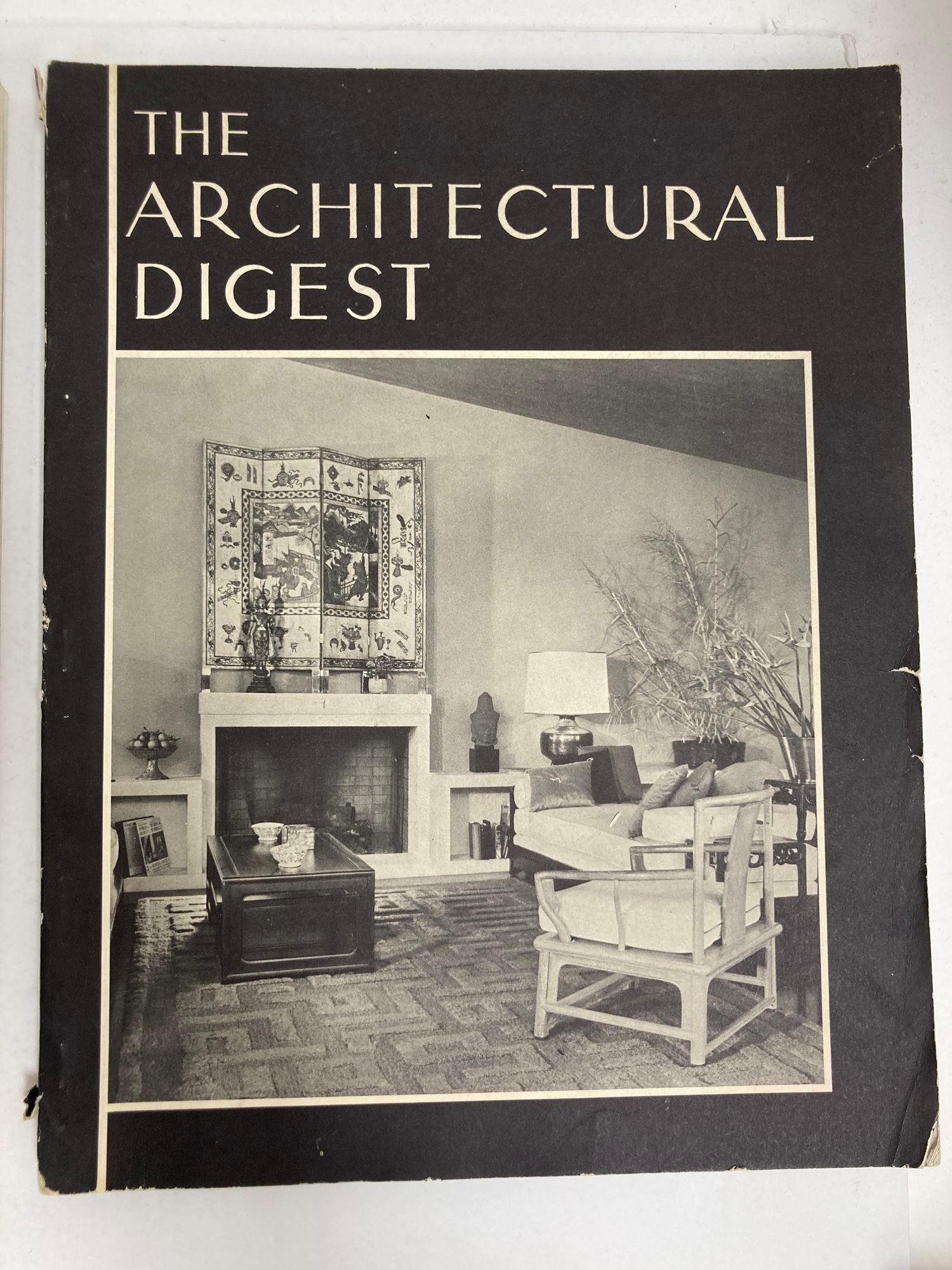 Architectural Digest 1956 Issues Magazines For Sale at 1stDibs