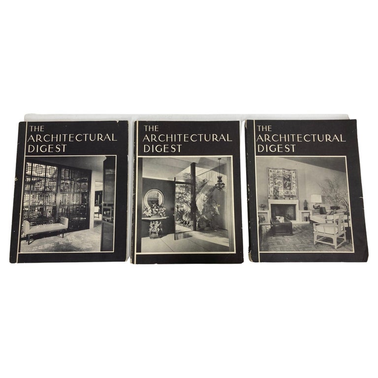 Architectural Digest 1956 Issues Magazines For Sale at 1stDibs