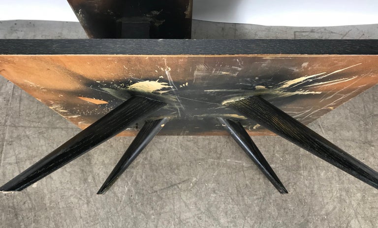 Architectural Falling Water Tiered Cantilevered Cerused Oak Modernist ...