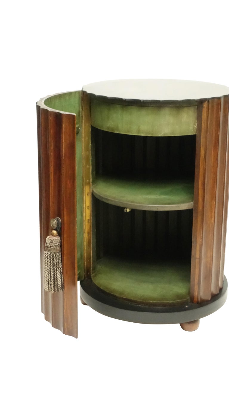 Architectural Fluted Column Cabinet Side Table, English 19th Century at ...