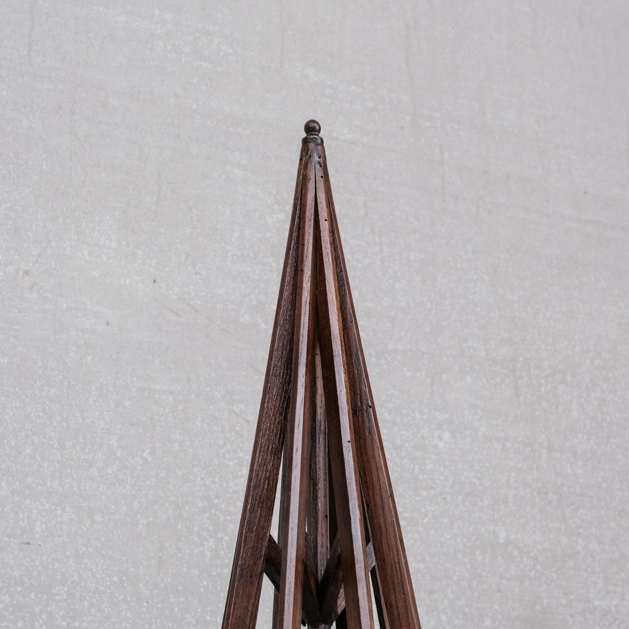 Architectural French Apprentice Model of a Conical Spire For Sale at ...
