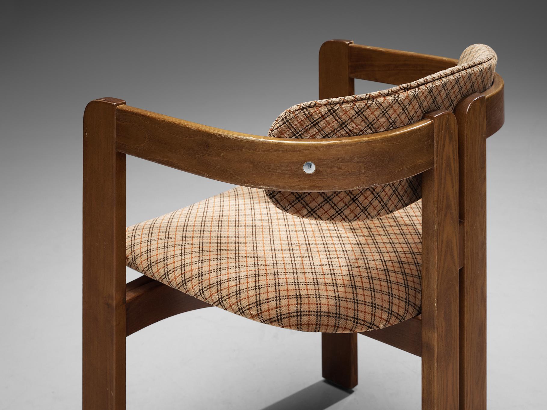 Architectural Italian Armchair with Bentwood Frames For Sale at 1stDibs