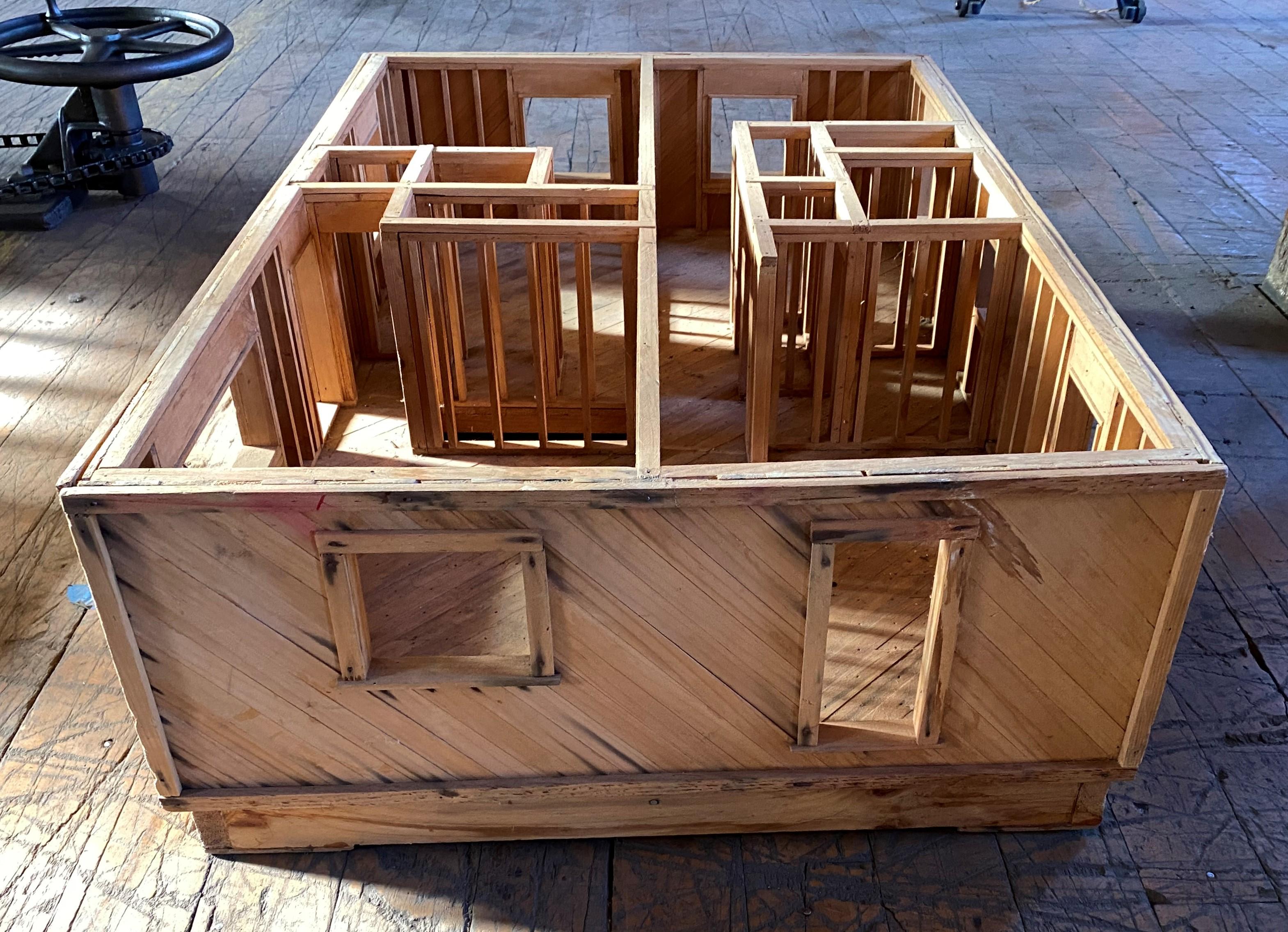 Architectural Model of a Timber Framed House at 1stDibs | timber framed ...