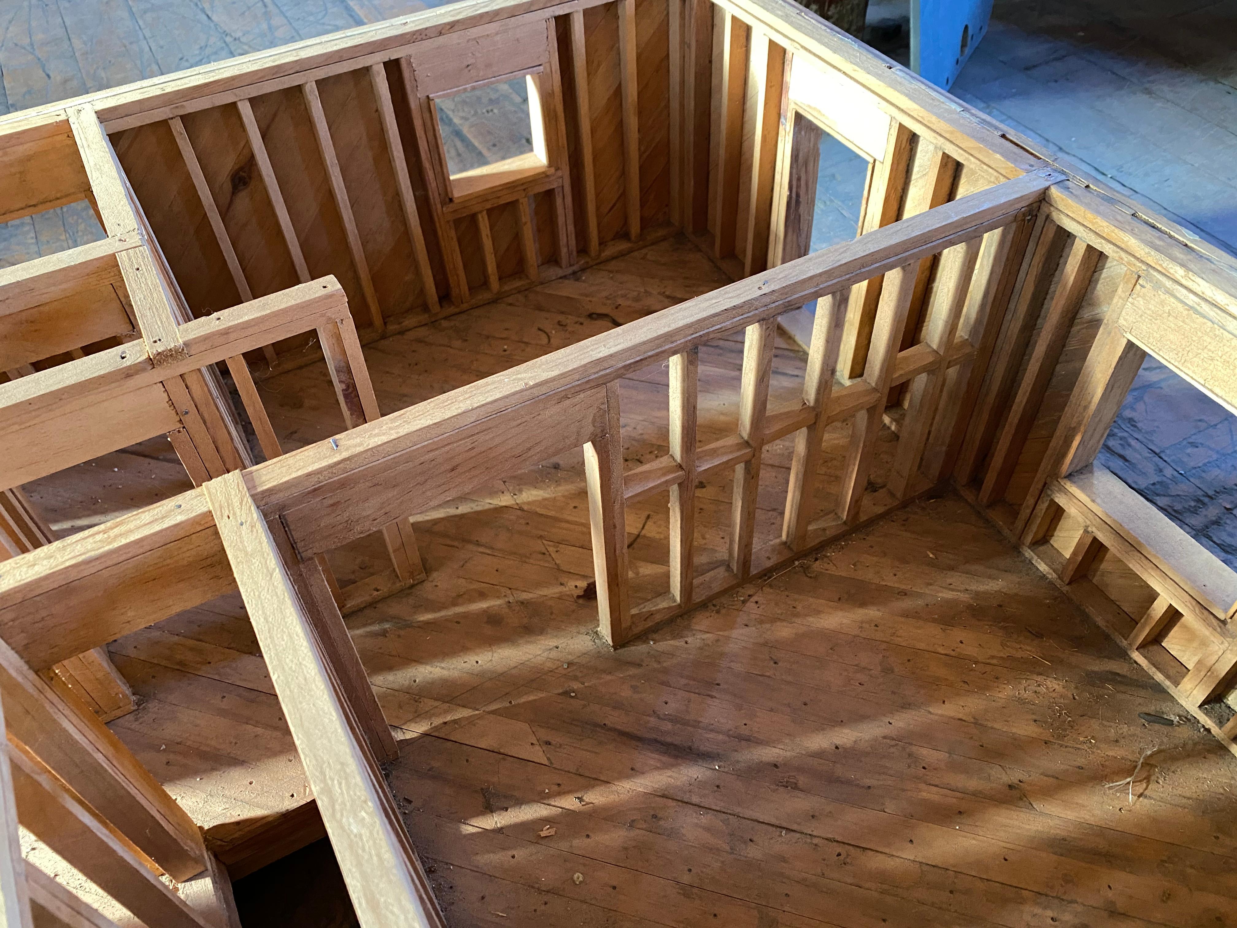 Architectural Model of a Timber Framed House at 1stDibs | timber framed ...