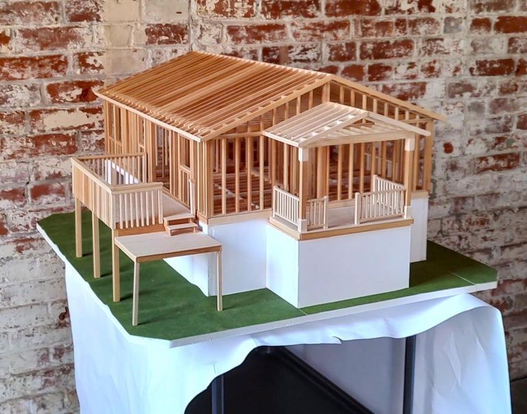 Architectural Model of Timber Framed House For Sale at 1stDibs
