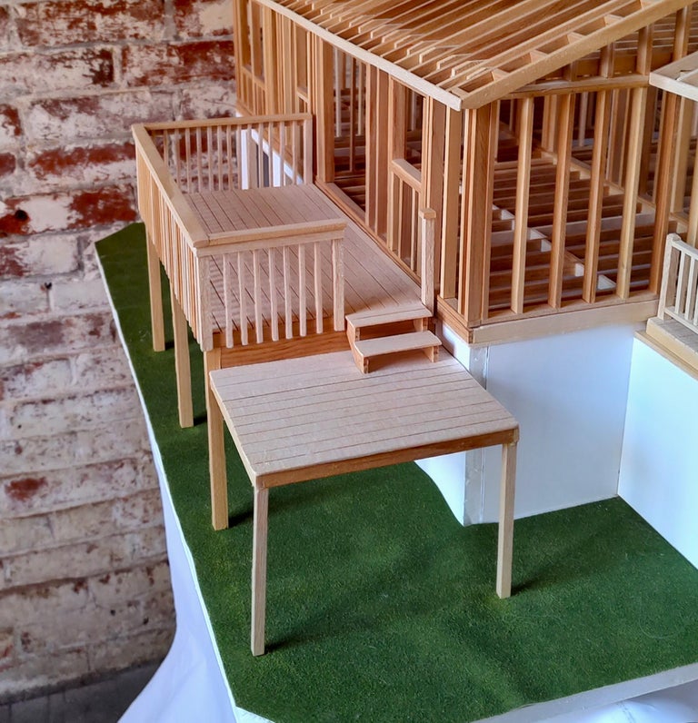 Architectural Model of Timber Framed House For Sale at 1stDibs