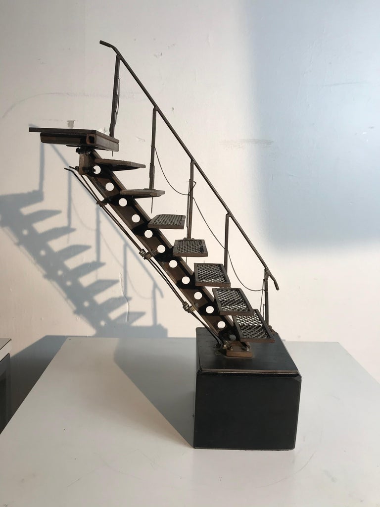 Architectural Model, Artist Handmade Sculpture, "Industrial Factory ...