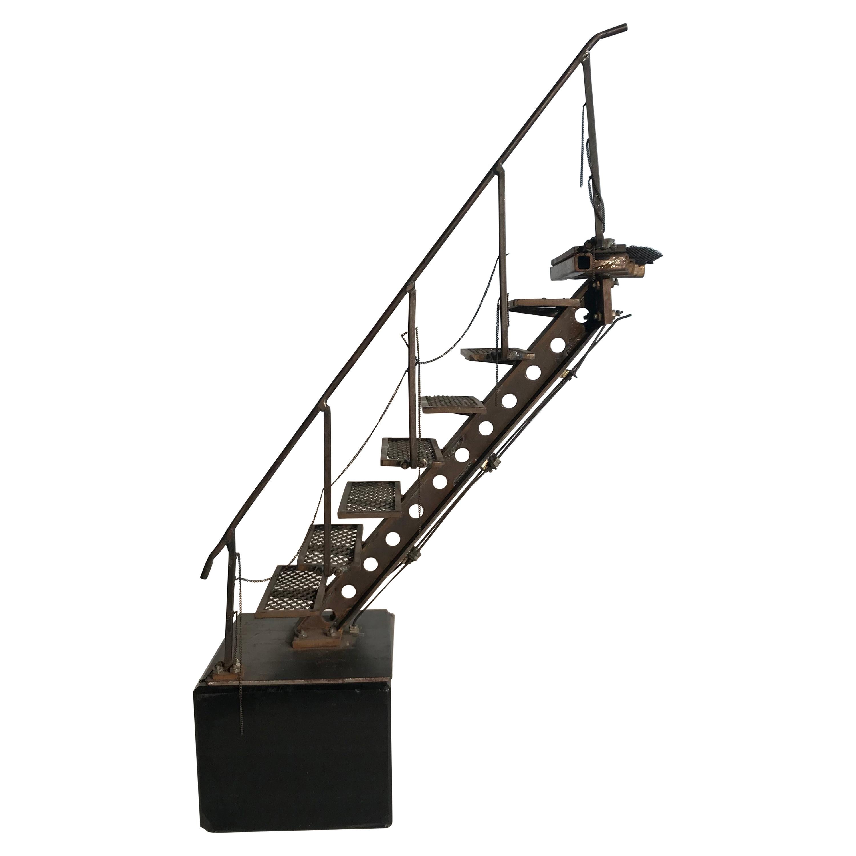 Architectural Model, Artist Handmade Sculpture, "Industrial Factory ...