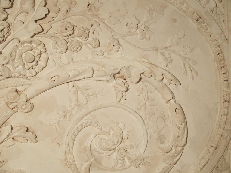 Architectural Plaster and Wood Overdoor Panel from Provence, France at ...