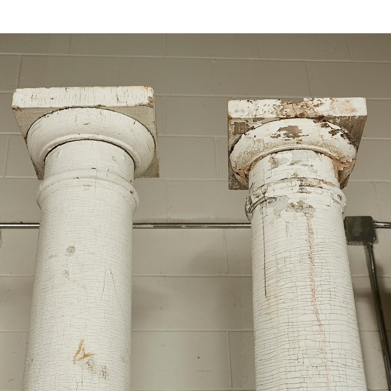 Architectural Salvage Tall Columns, Pair For Sale at 1stDibs | salvaged ...
