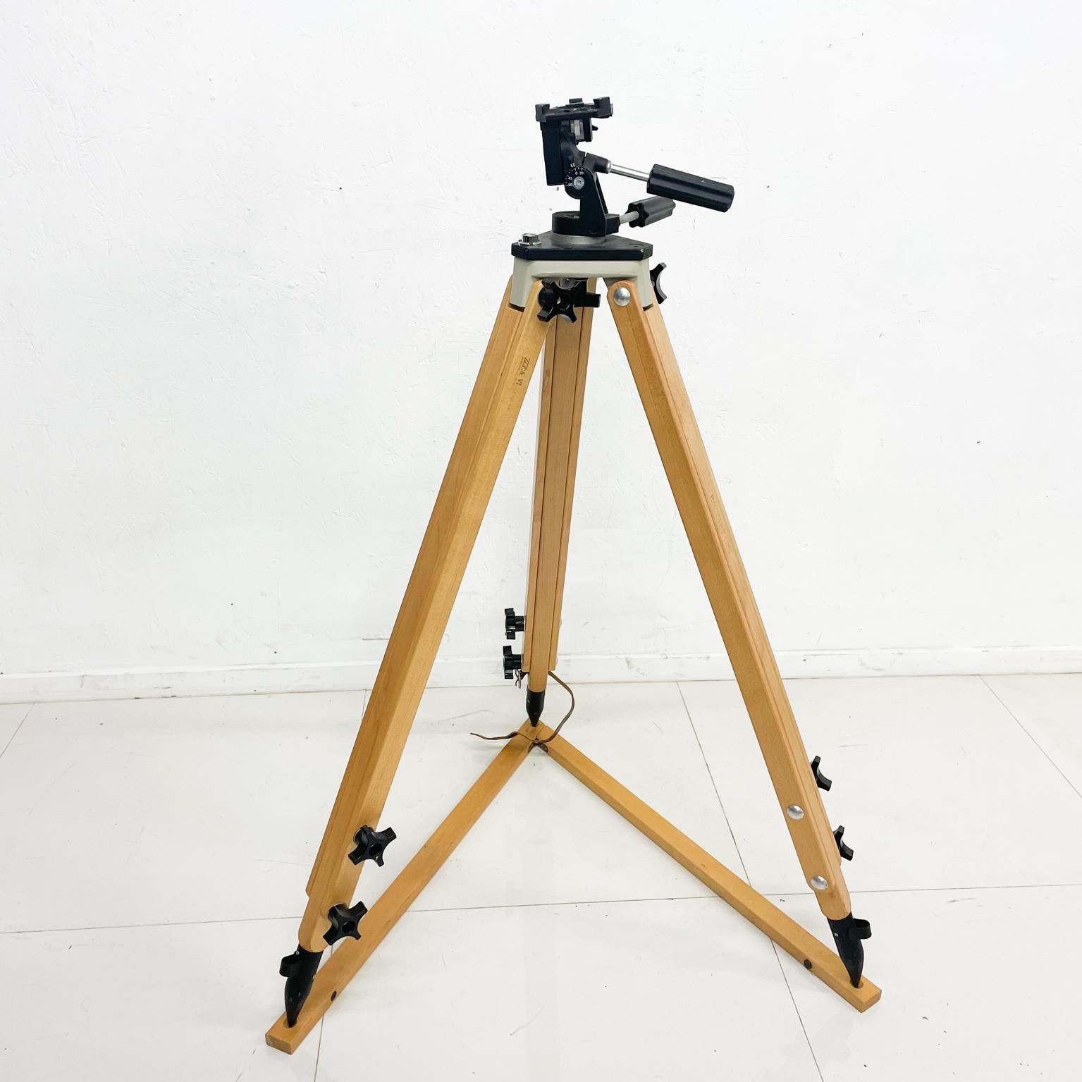 Architectural Vintage Bojen Head on Wood Tripod Zone Vi Studios Newfane ...